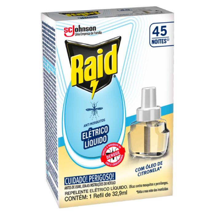 SCJ RAID ELET LIQ 32,9ML RF 45N CITRO 12U