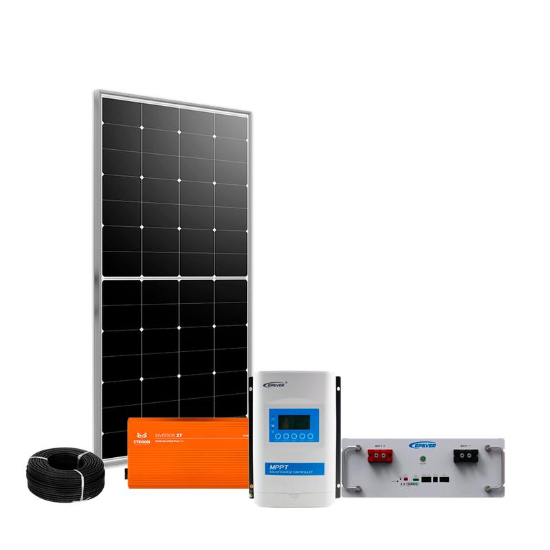 Kit Energia Solar Off Grid - 620Wp 100Ah/24V Lítio (27660)
